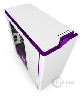 NZXT H440 MATTE WHITE+PURPLE kasa - inventus