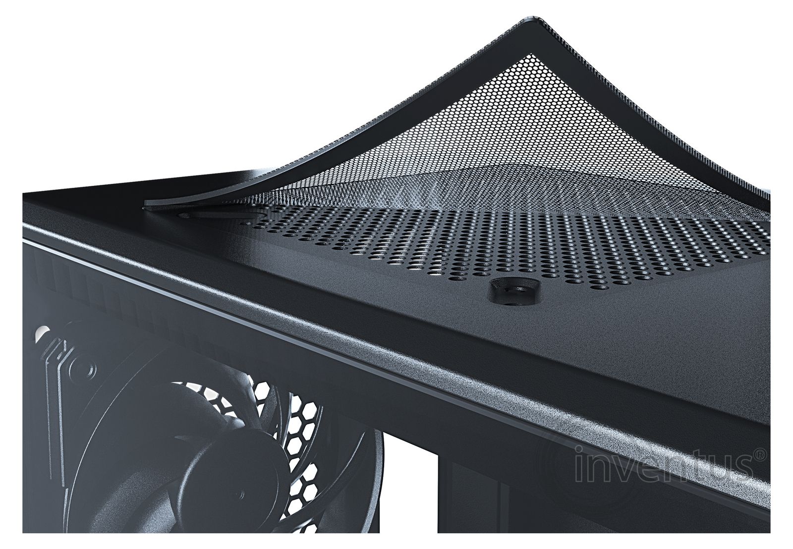 PHANTEKS P300A MESH TEMPERED GLASS kasa - inventus