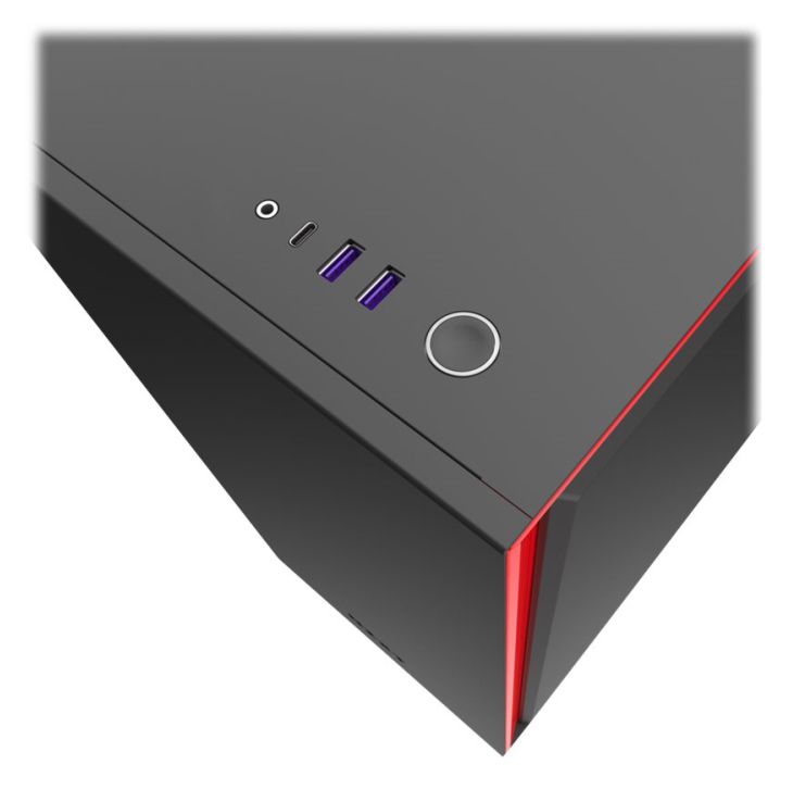 NZXT H710i Black Red CA-H710I-BR kasa - inventus