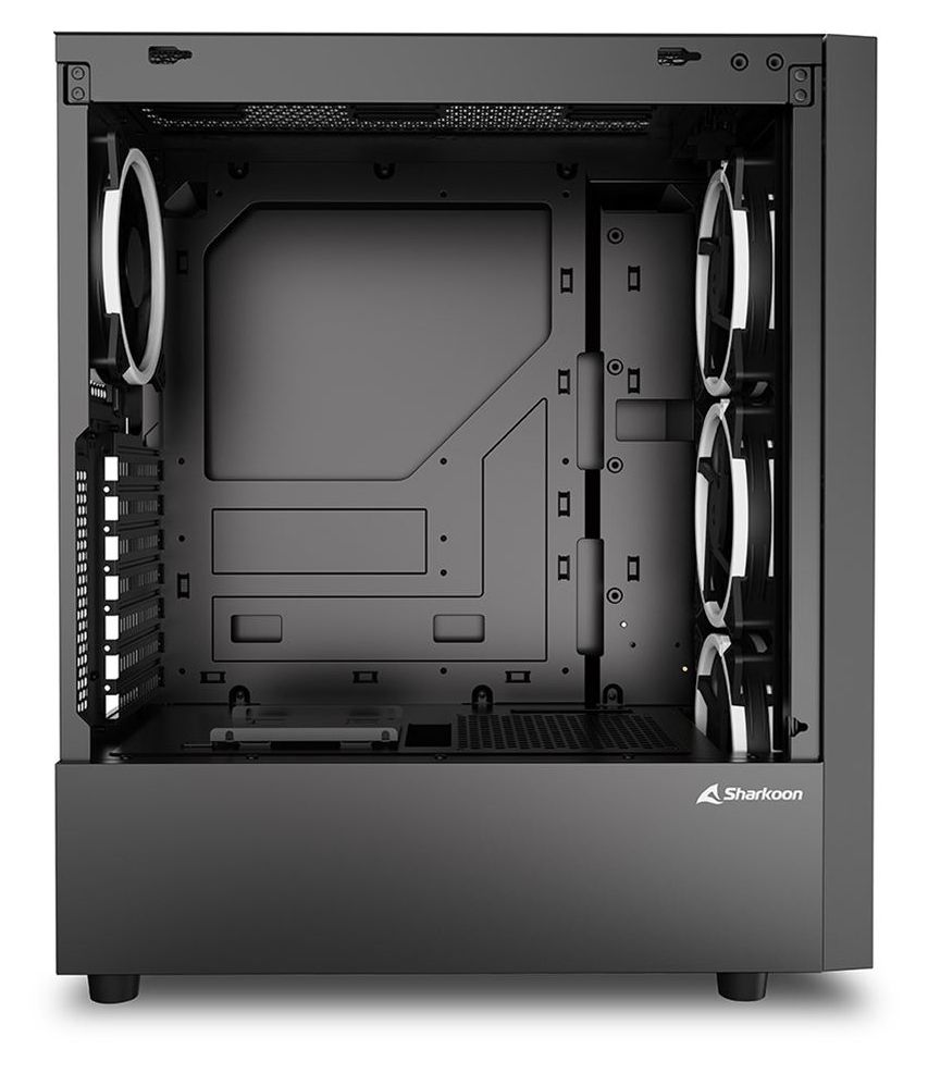 SHARKOON RGB Wave Black ARGB kasa - inventus