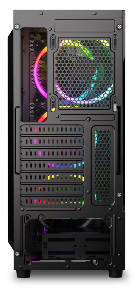 SHARKOON RGB Wave Black ARGB kasa - inventus