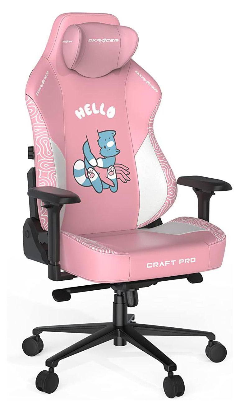 DXRACER Craft Pro Hello Human Cat Pembe oyuncu koltuğu - inventus