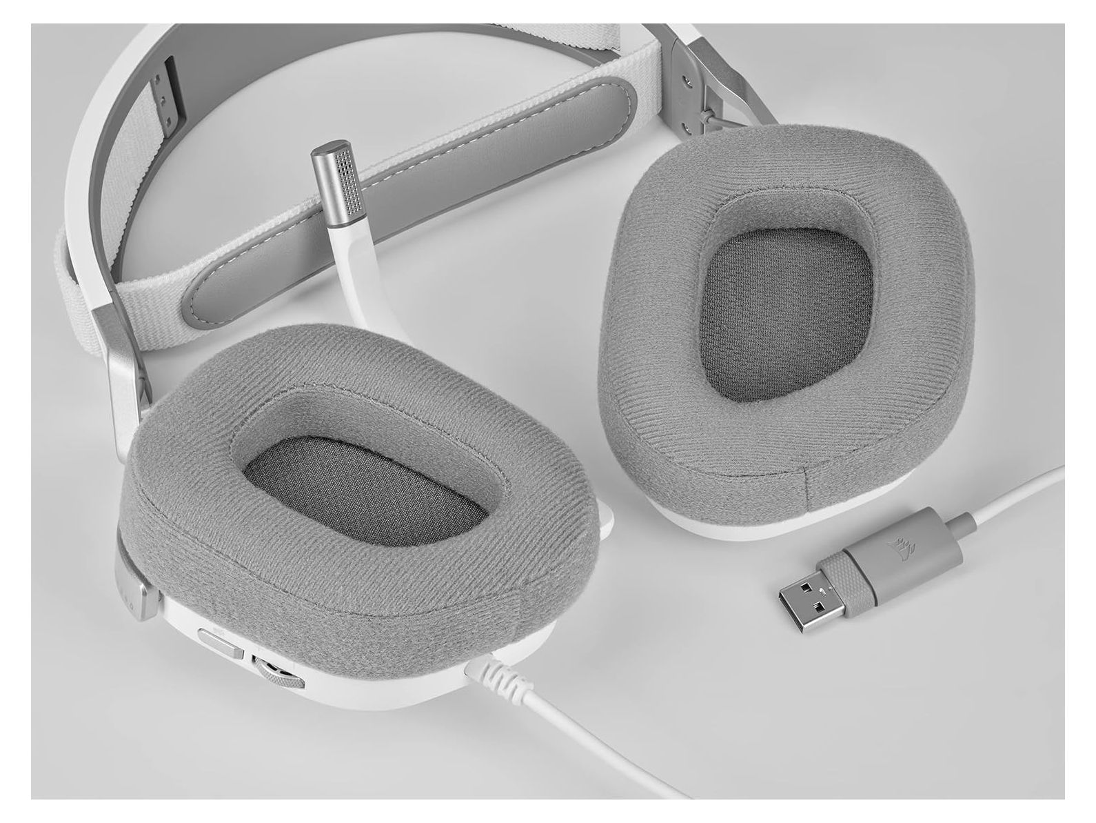 CORSAIR HS80 RGB USB Wired Gaming White CA-9011238-EU kulaklık - inventus