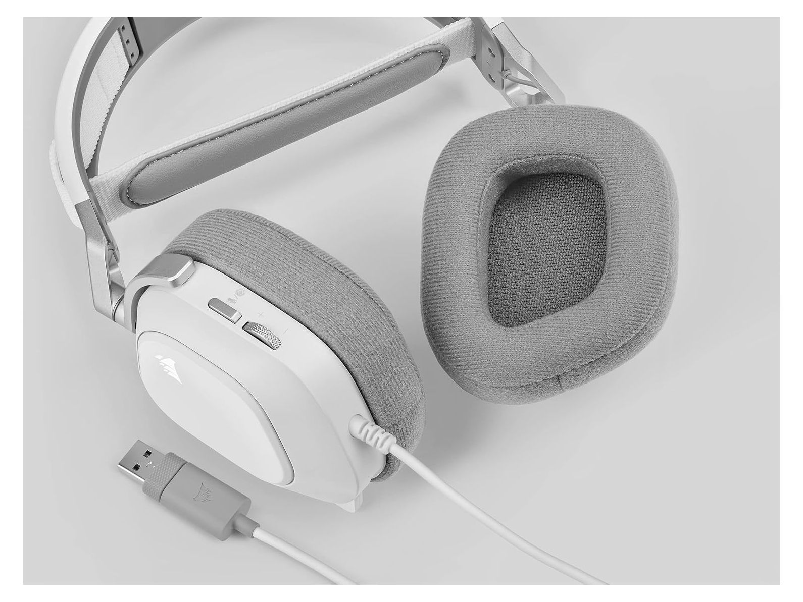 CORSAIR HS80 RGB USB Wired Gaming White CA-9011238-EU kulaklık - inventus