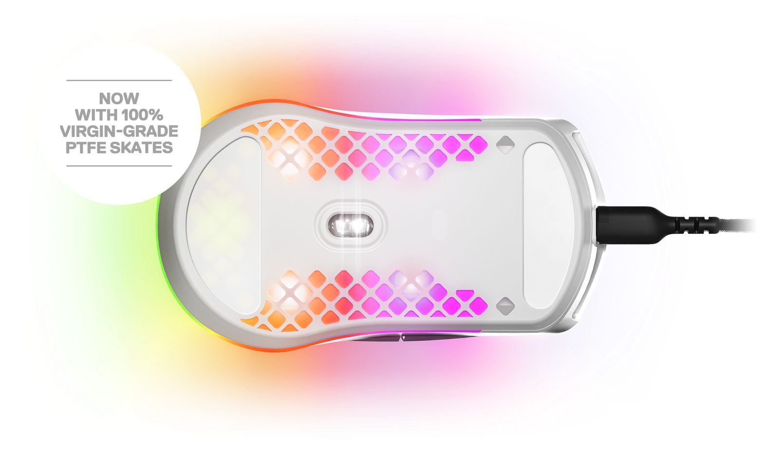 STEELSERIES AEROX 3 SNOW ULTRALIGHT GAMING fare - inventus