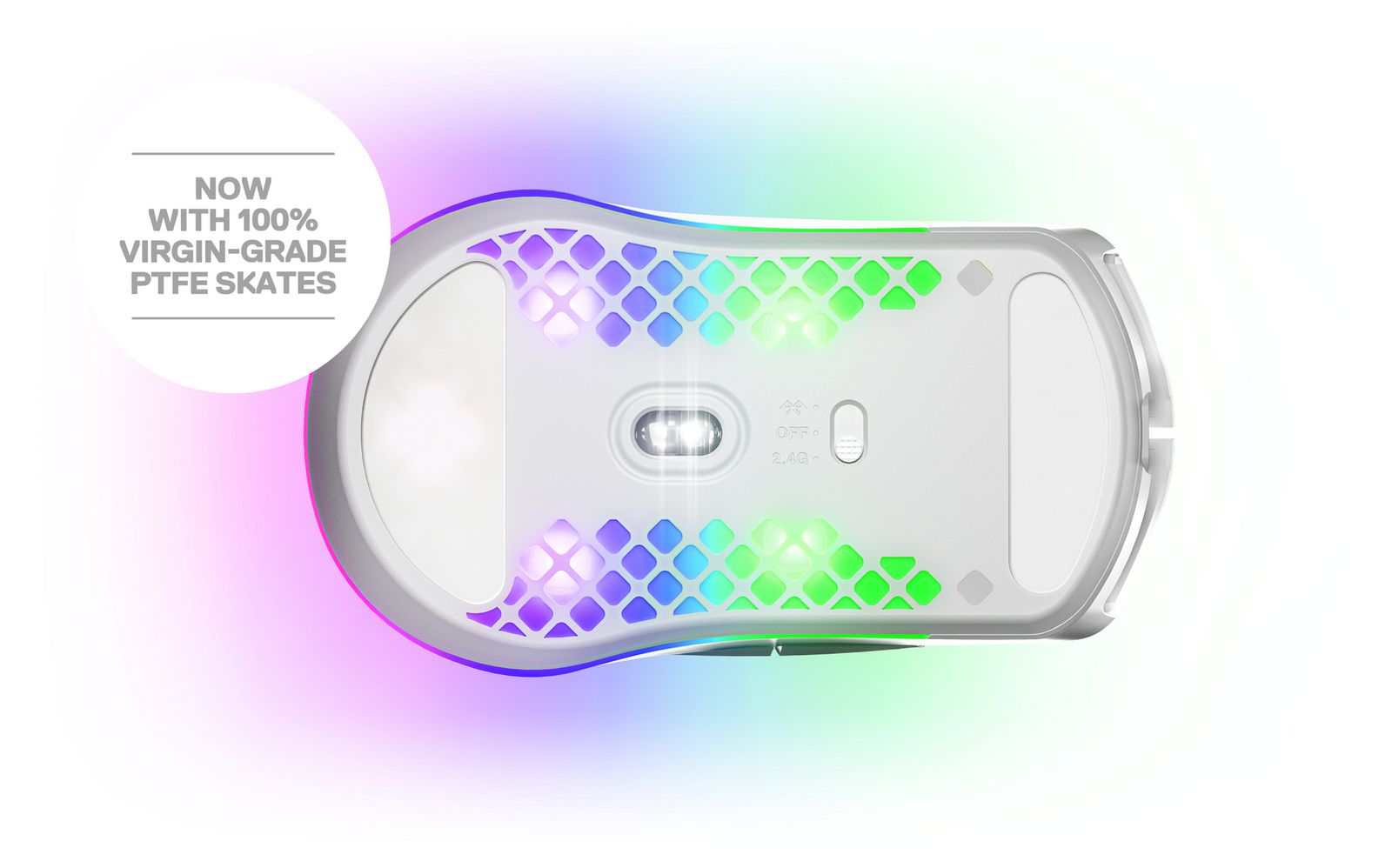 STEELSERIES AEROX 3 WIRELESS SNOW 2022 Edition fare - inventus