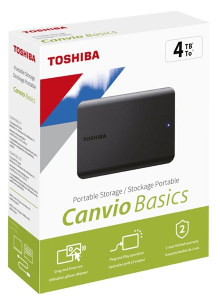 TOSHIBA Canvio Basics 4 TB harici disk - inventus