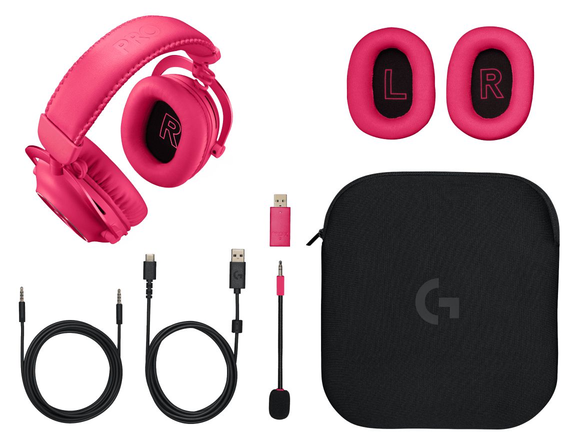 LOGITECH PRO X 2 LIGHTSPEED PINK kulaklık - inventus