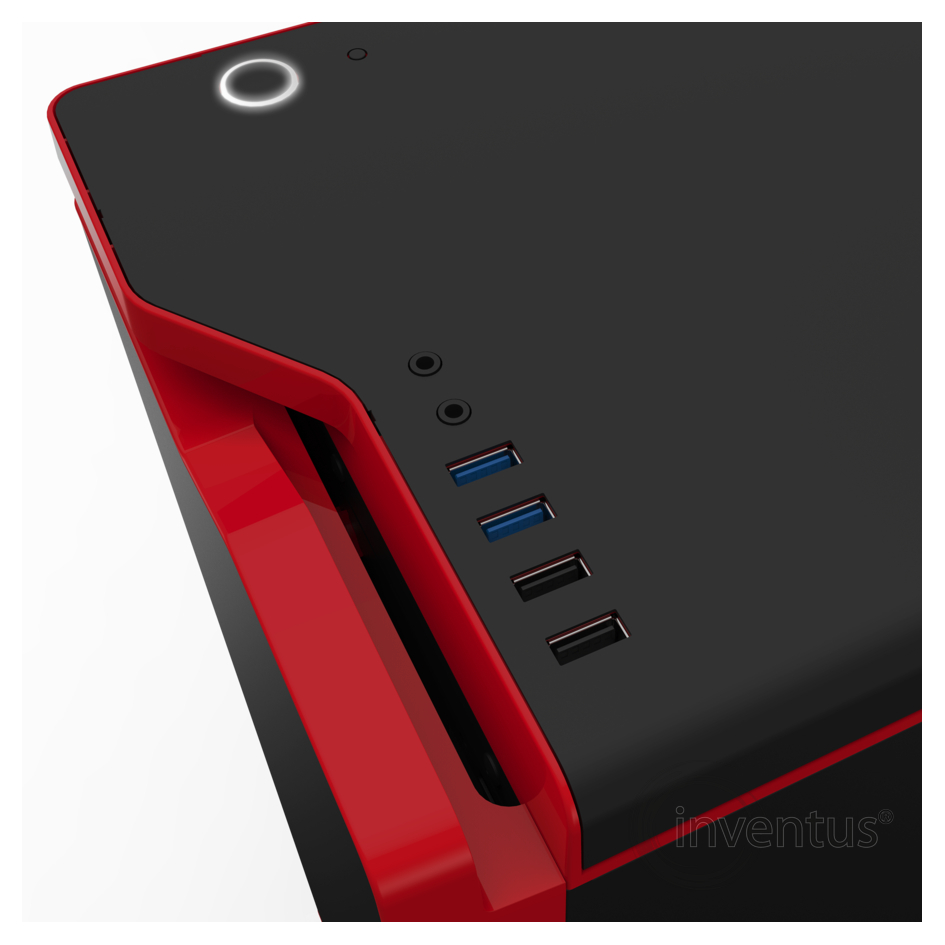 NZXT H440 BLACK+RED kasa - inventus