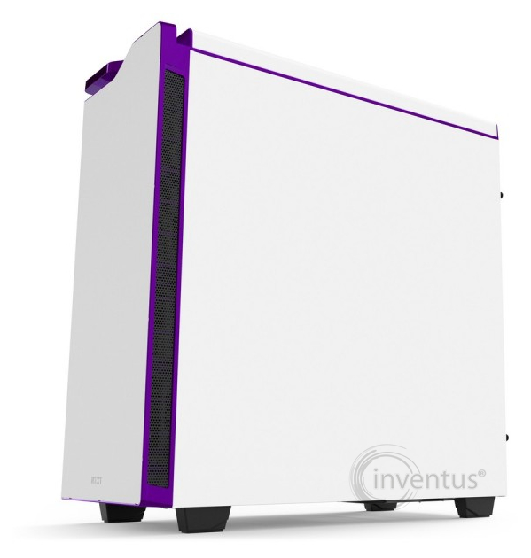 NZXT H440 MATTE WHITE+PURPLE kasa - inventus