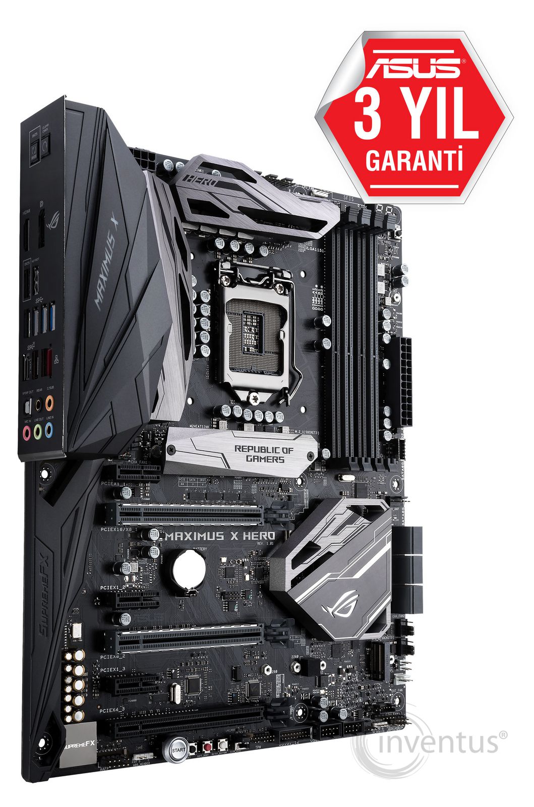 ASUS ROG MAXIMUS X HERO anakart - inventus
